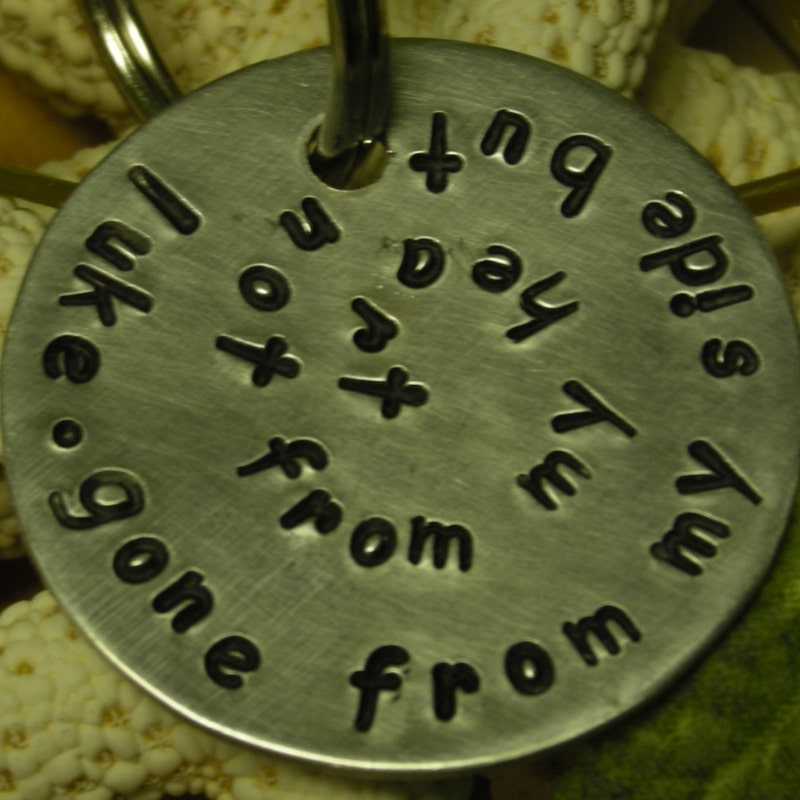 Handstamped Aluminum Ring - Etsy