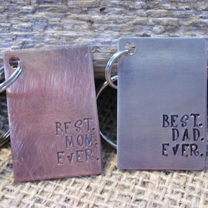 Best.dad.ever. Keychain -fathers Day Keychain-gift for Dad-custom ...