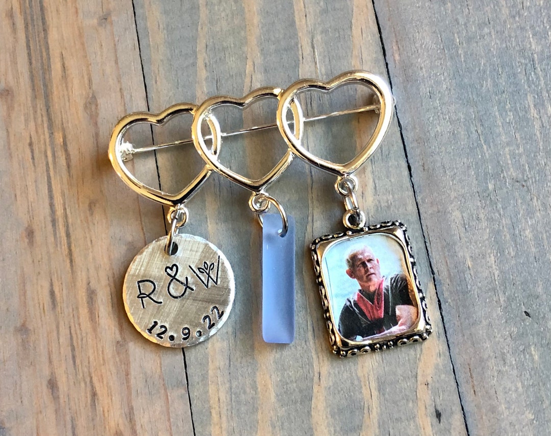Personalized Bridal Pin, Something Blue, Walk Me Down the Aisle ...