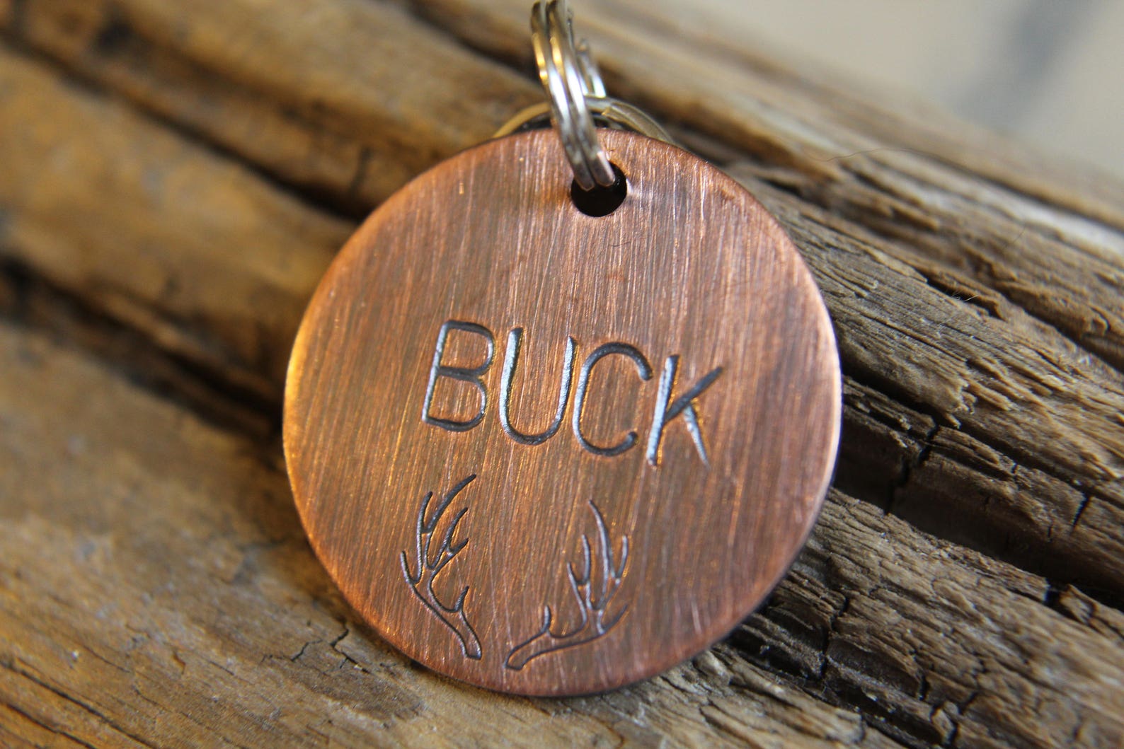 Dog ID Tag | the Buck | Deer Antlers | Antlers | Personalized Dog Tag ...