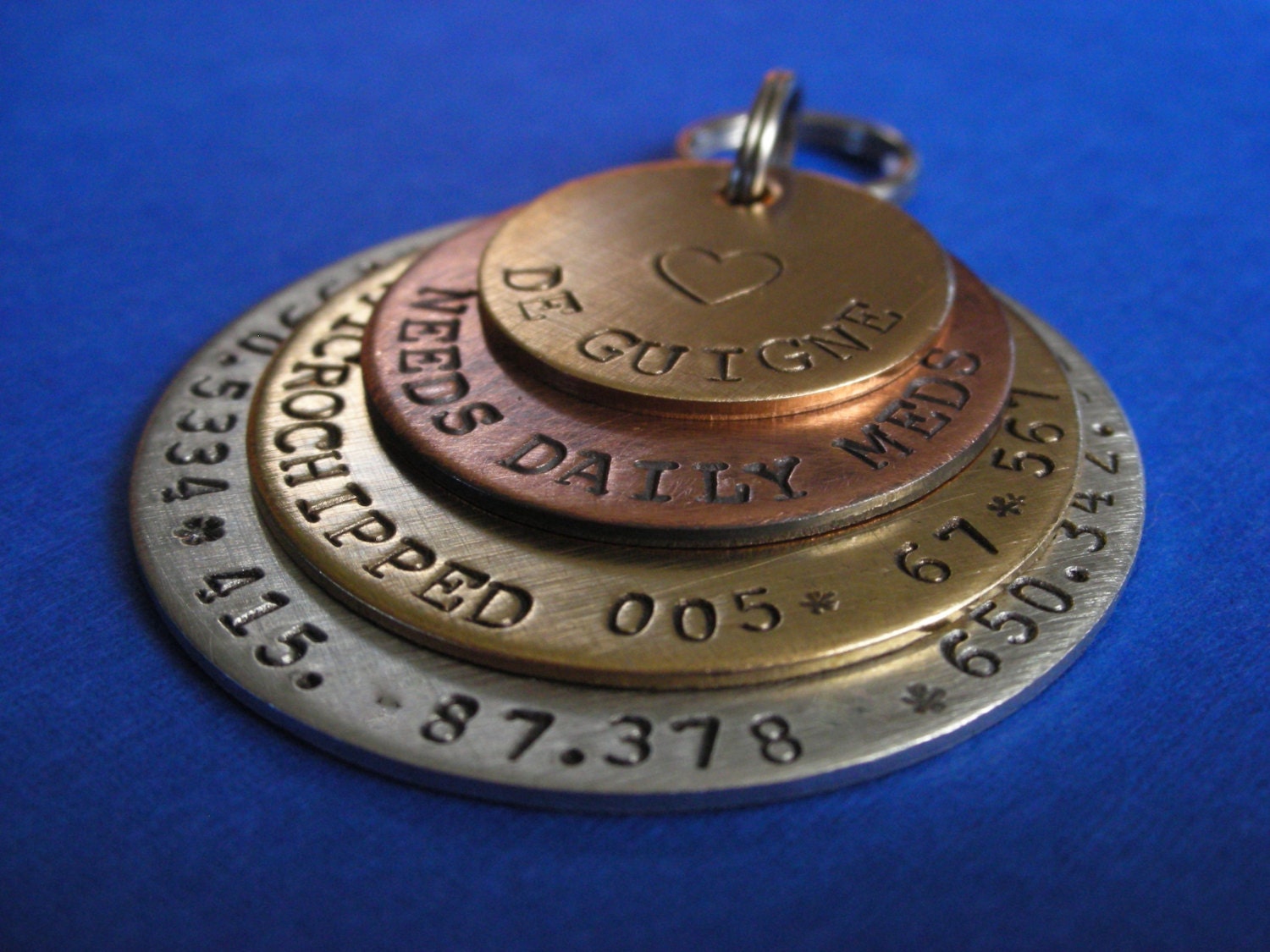 Extra Large Custom Pet Id-custom Dog Tag-the Home Run - Etsy