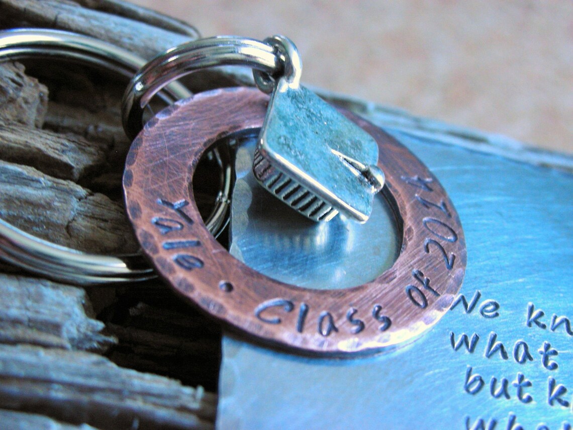 The Graduate Keyring-keychain for the Graduate-inspirational | Etsy