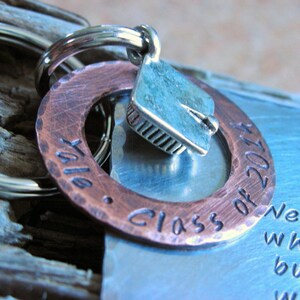 The Graduate Keyring-keychain for the Graduate-inspirational Graduation ...