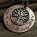 Family Tree Keychain-custom Handstamped Keychain-keepsake Family Tree ...