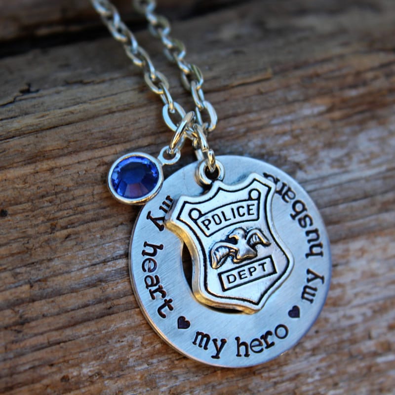 Police Wife Necklace - Etsy