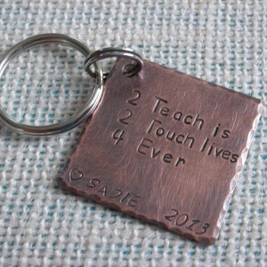 Teacher Appreciation Keychain-teacher Gift-christmas Gift for Teacher ...