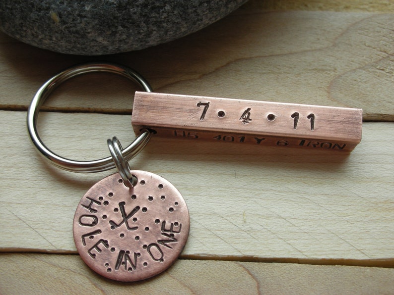 Hole in One Keychain-golfers Keychain-golf Keyring-golf Bag - Etsy