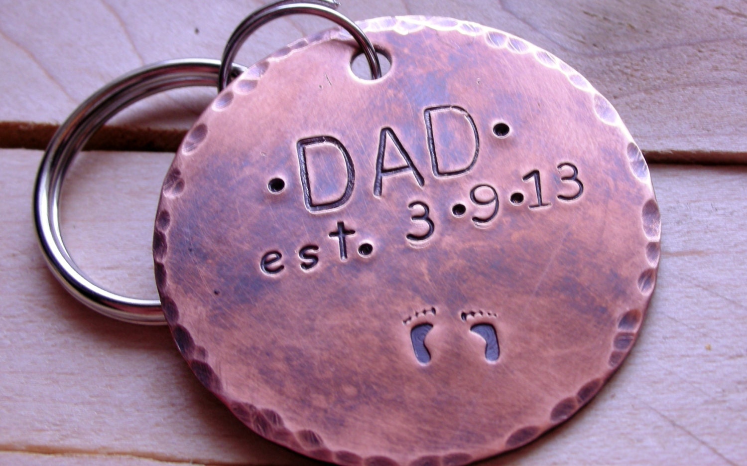 New Dad Keychain New Father Keychain-father Gift-gft for - Etsy