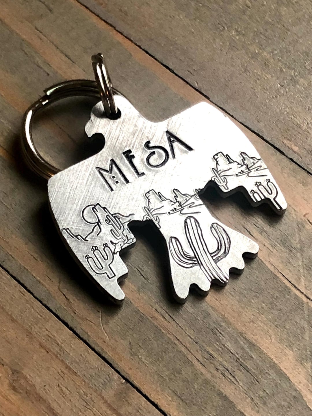 Thunderbird Dog Tag - Western Pet Tag - Dog Collar Tag - Hand Stamped ...
