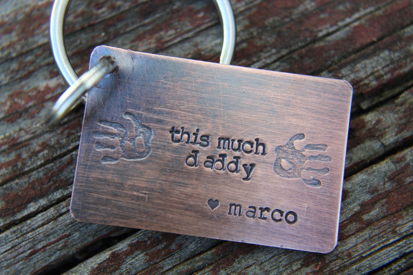 Keychain for Dad-fathers Day Keychain-gift for Dad-custom - Etsy