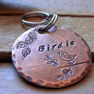Custom Dog Tag- Pet ID Tag- Cat ID Tag - Little Birdie - Etsy
