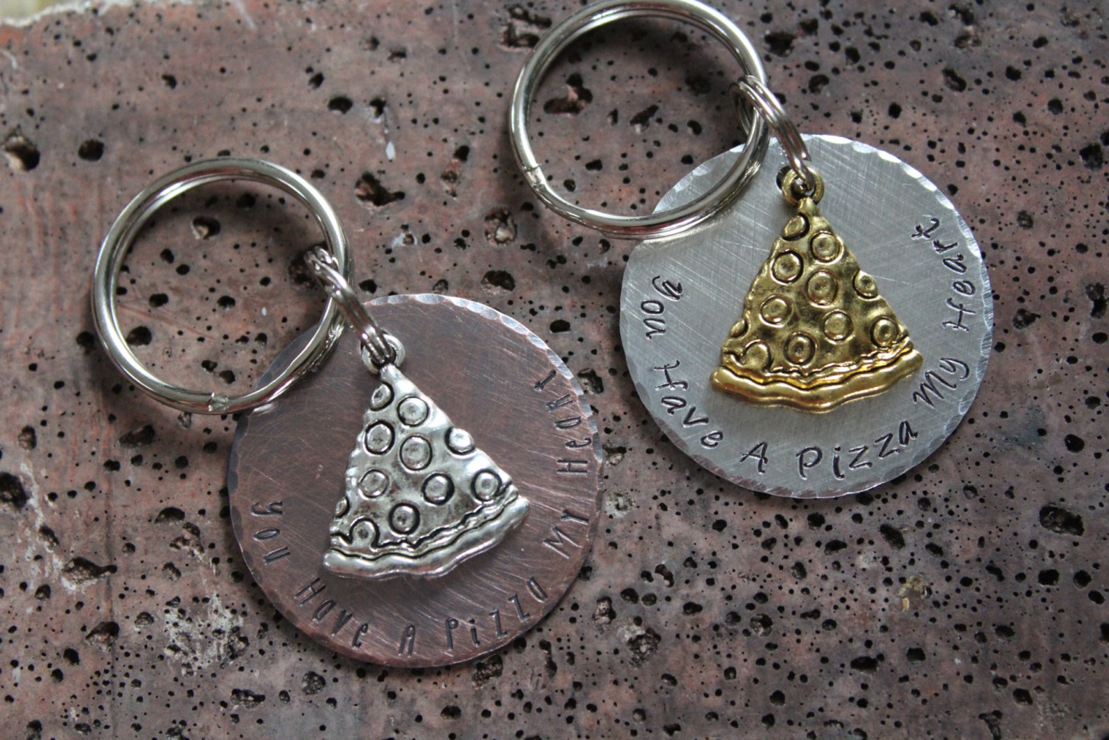 You Have a Pizza My Heart Keychain, Pizza Key Chain, Gift for Boyfriend ...