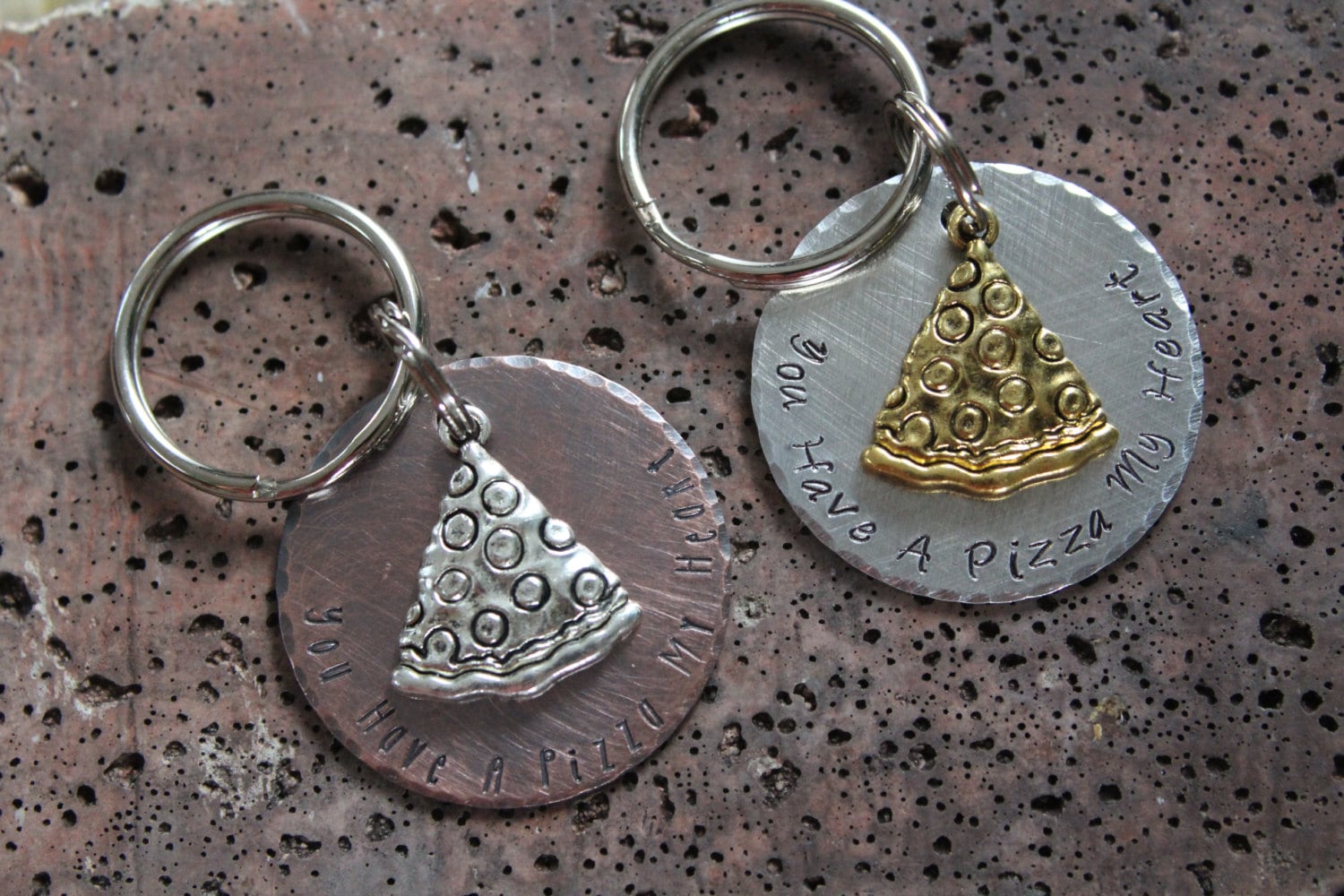 You Have a Pizza My Heart Keychain, Pizza Key Chain, Gift for Boyfriend ...