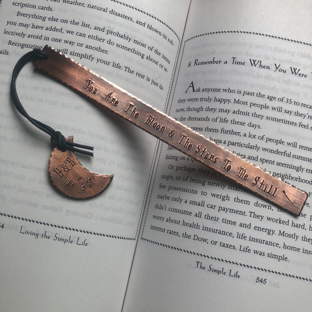 Copper Anniversary Bookmark, Copper for 7th Anniversary, 8th ...