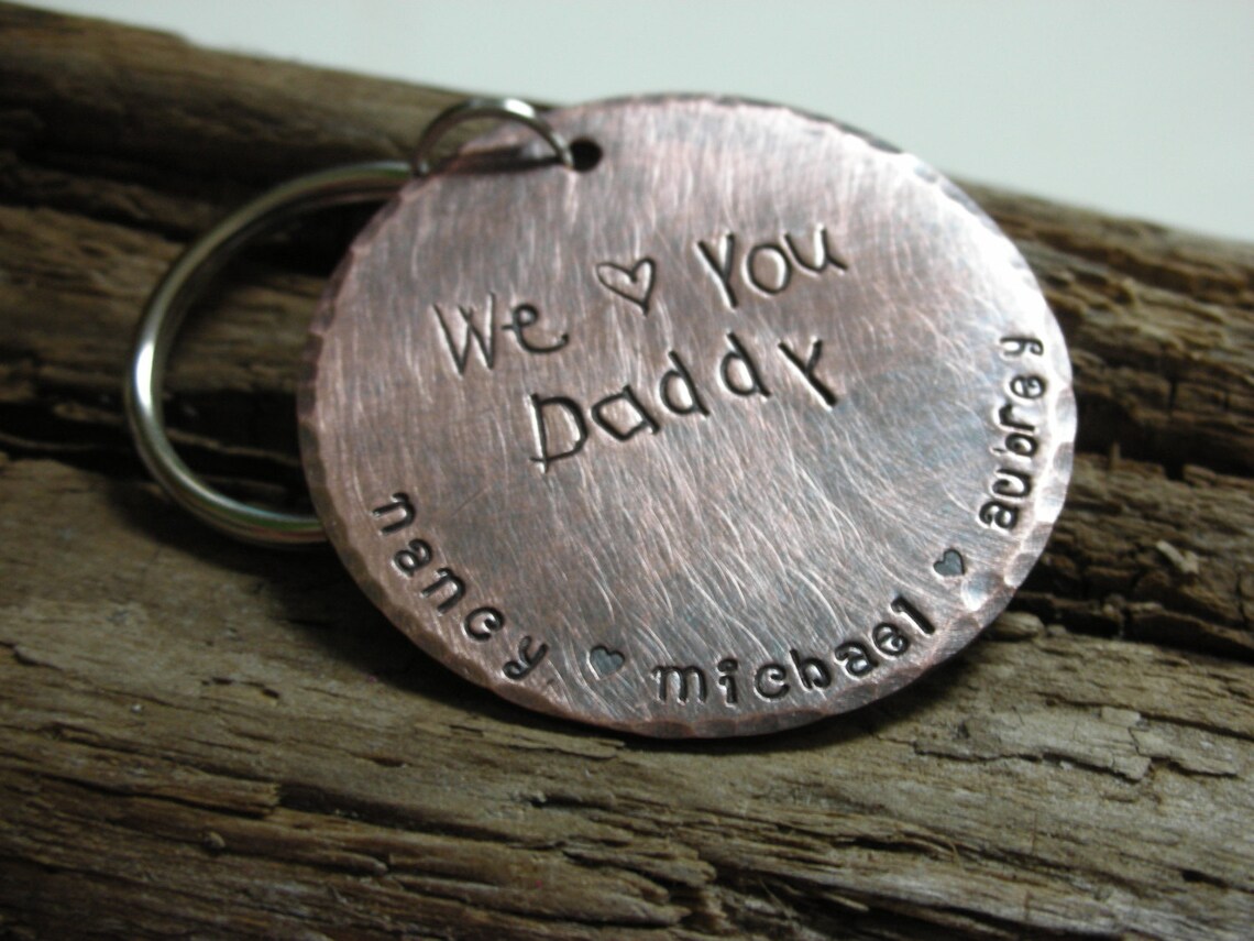 Fathers Day Keychain-gift for Fathers Day-gift for Dad-keyring for Dad ...