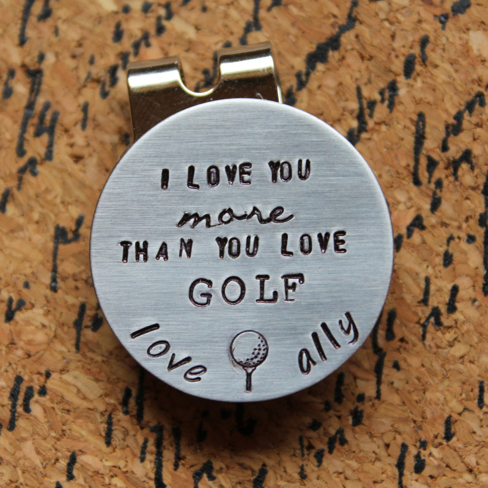 Personalized Golf Ball Marker-magnetic Golf Ball Marker-hand - Etsy