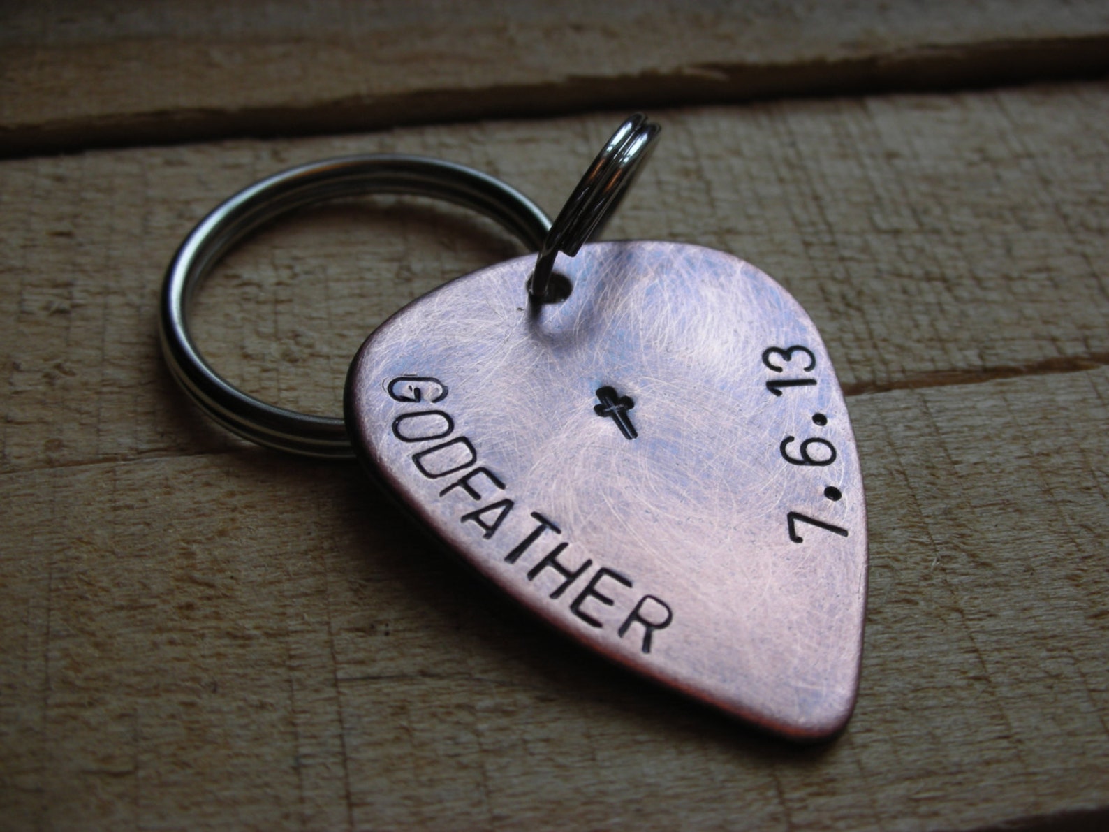 Godparent Guitar Pick Keychain Gift for Godfather-gift for Godmother ...