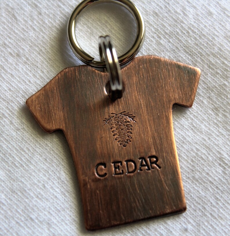 Custom Hand Stamped Dog ID Tag, Tee Shirt for Dogs Personalized Dog Tag ...