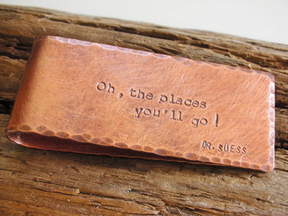 Graduation Personalized Money Clip in Copper-graduation Gift-gift for ...