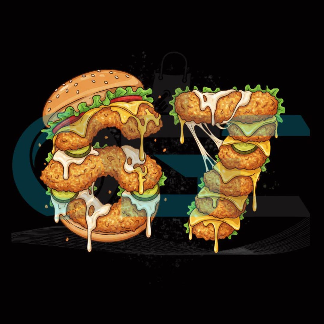 Chicken Nugget Number 67 PNG – Crispy Cheese Melt Clipart ,digital ...