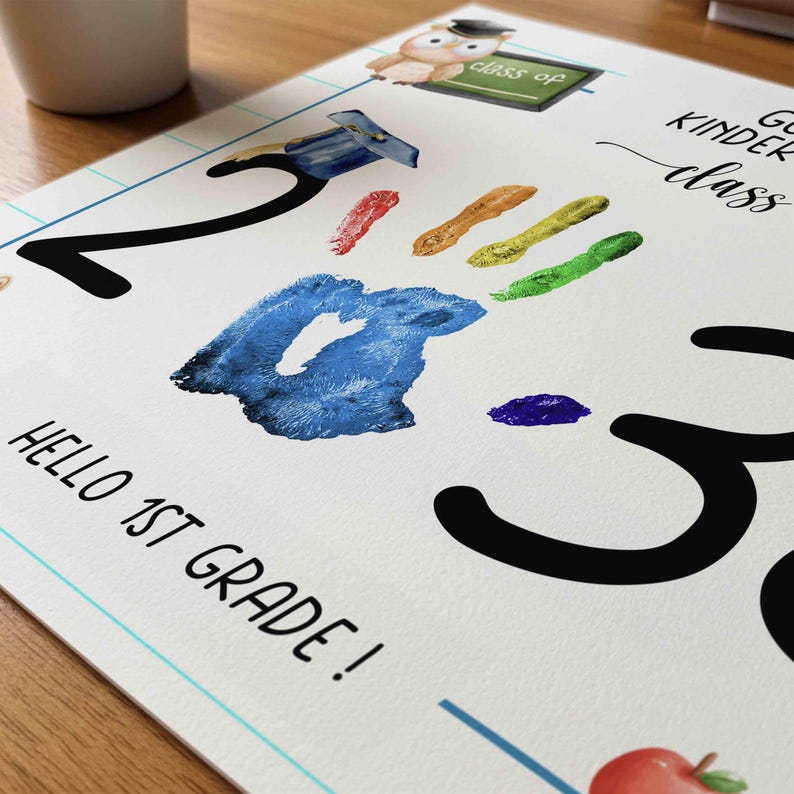 Goodbye Kindergarten Class of Handprint: Student End of Year Activity ...