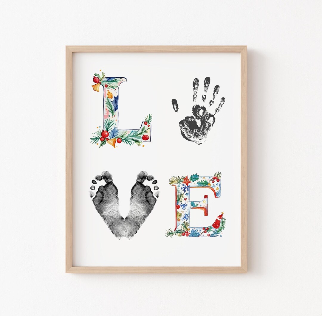 LOVE Handprint and Footprint Craft: Winter Baby Hand & Foot Prints ...
