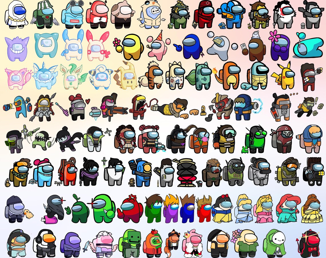 450+ Among Us Svg File for Cricut, Among Us Png Bundle, Among Us Game ...