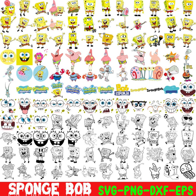 Spongebob Cute Invitation - Etsy