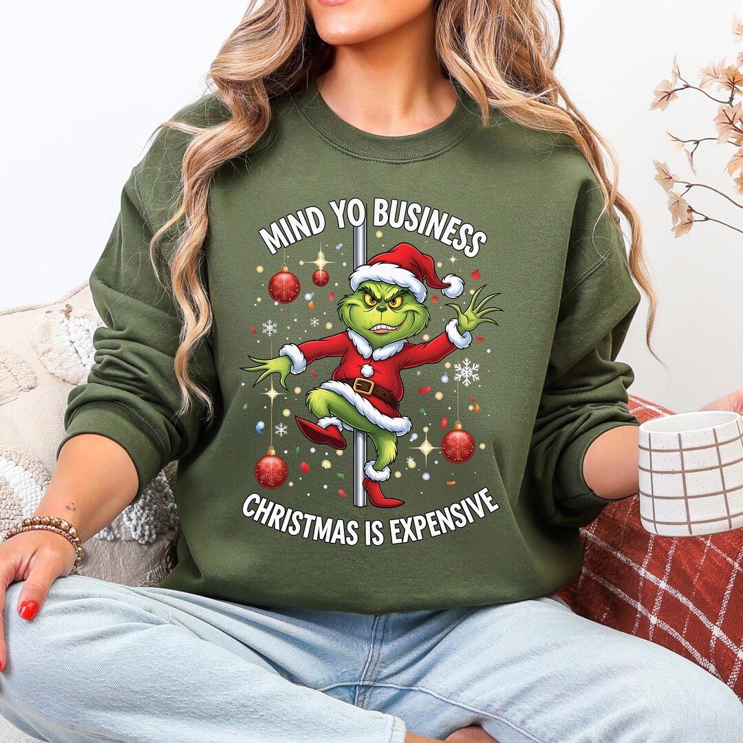 Lustige Grinch inspirierte Weihnachten Sublimation PNG - Mind Yo ...
