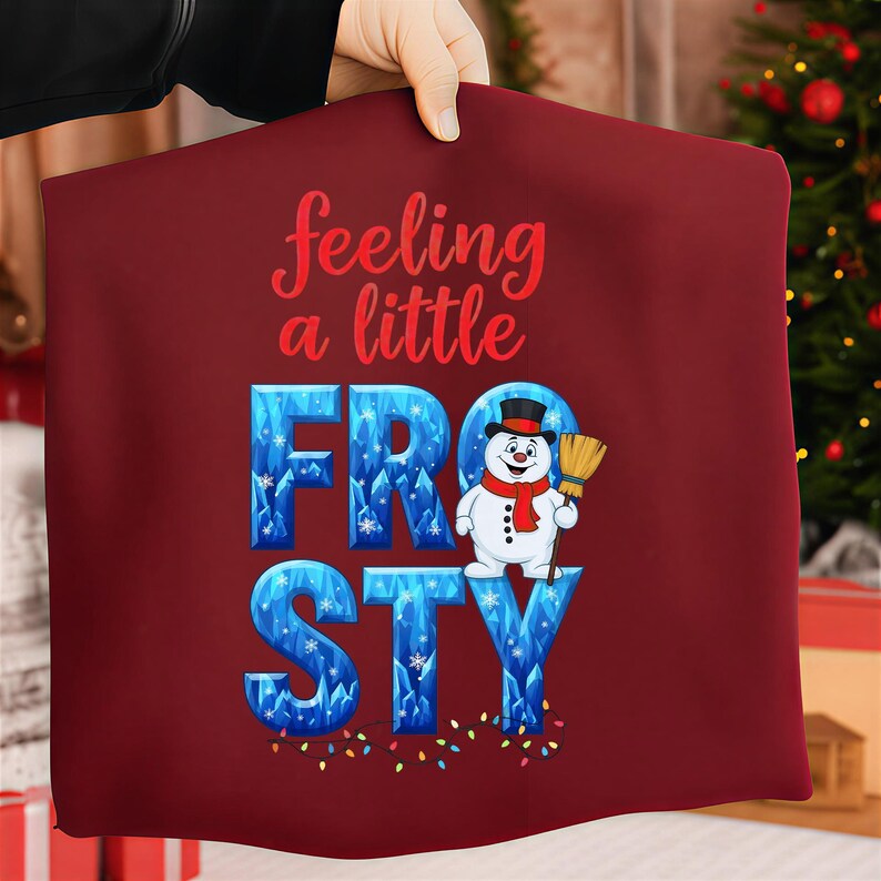 Feeling a Little Frosty Snowman PNG Bundle – Cute Christmas Winter ...