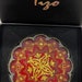 Tizo Jeweled Scallop Coaster New in Box Dark Red - Etsy