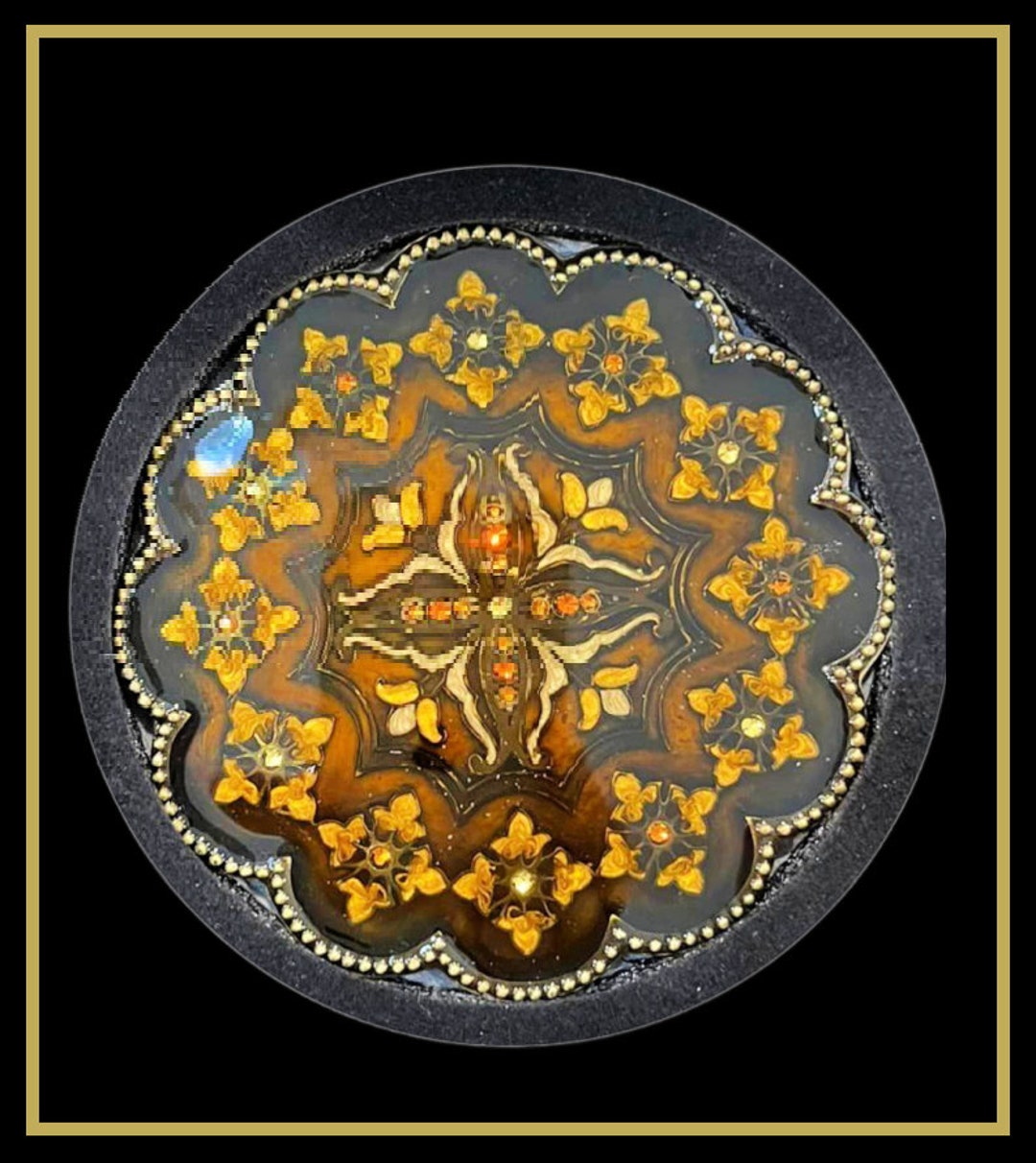 Tizo Jeweled Scallop Coaster New in Box - Etsy