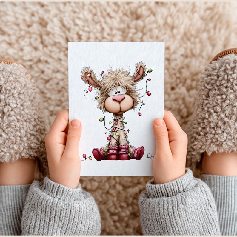 Christmas Llama Clipart Bundle | Holiday PNG Illustration Set - Etsy