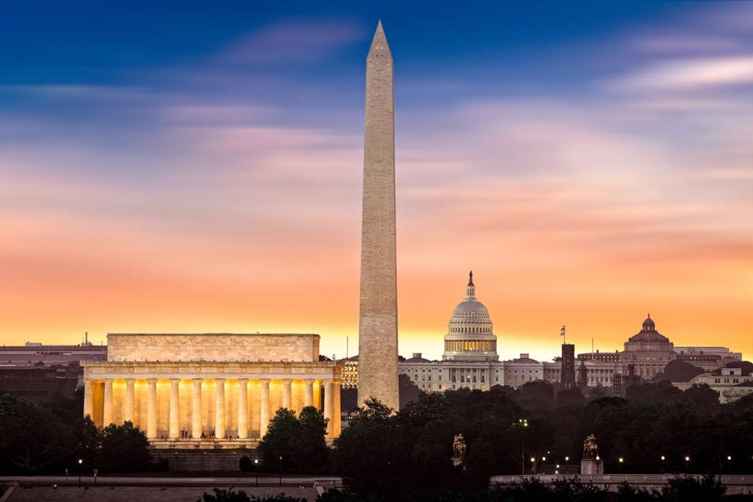 New Dawn Over Washington DC Photo Photograph Cool Wall Art Print Poster ...