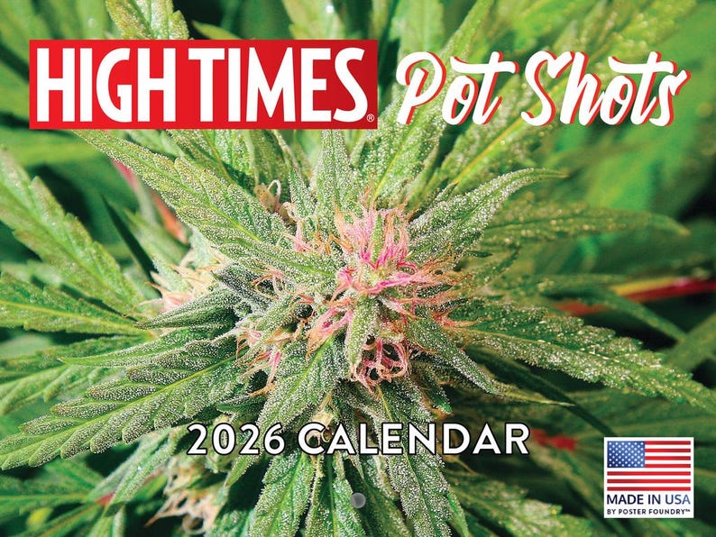 High Times Pot Shots 2026 Calendar | Marijuana Cannabis Art Gift - Etsy
