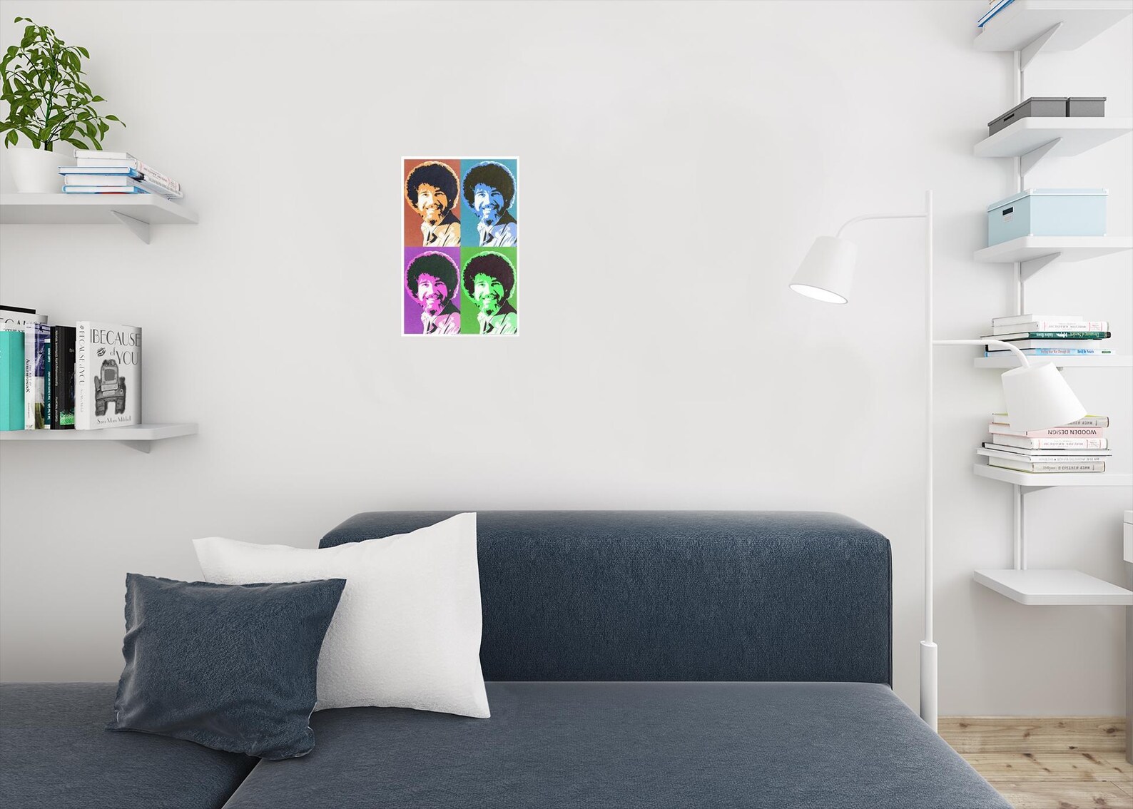 Bob Ross Pop Art Poster, Cool Wall Decor (12x18) - Etsy