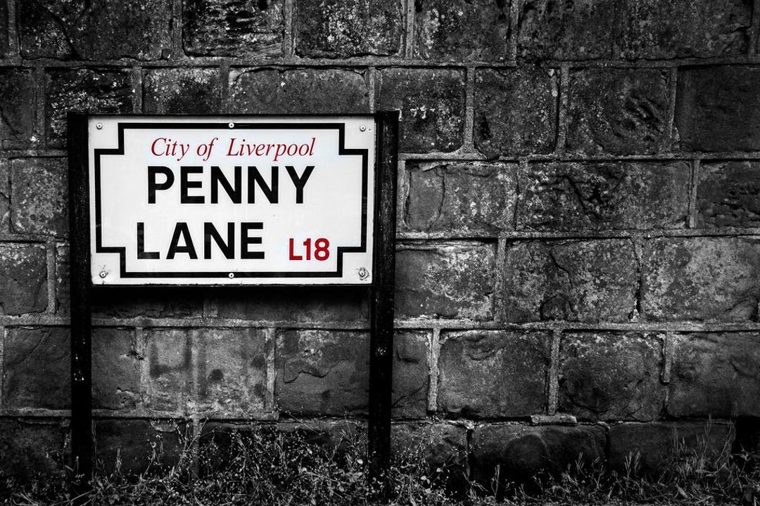 Penny Lane Liverpool Street Sign Photo Art Print (18x12) - Etsy