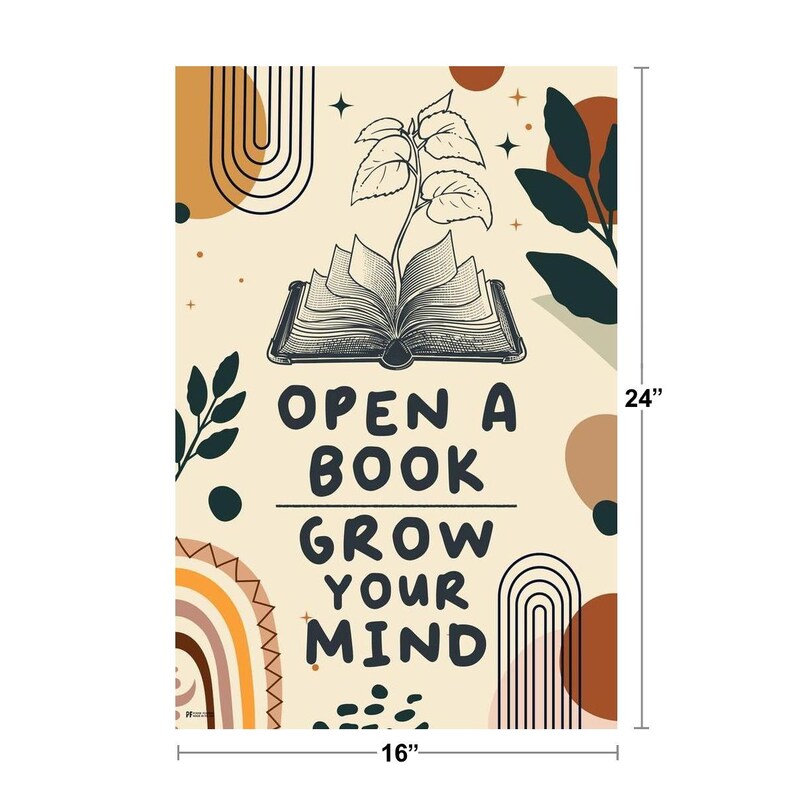 Reading Posters for Library Book Classroom Decor Art Print Poster 16x24 ...