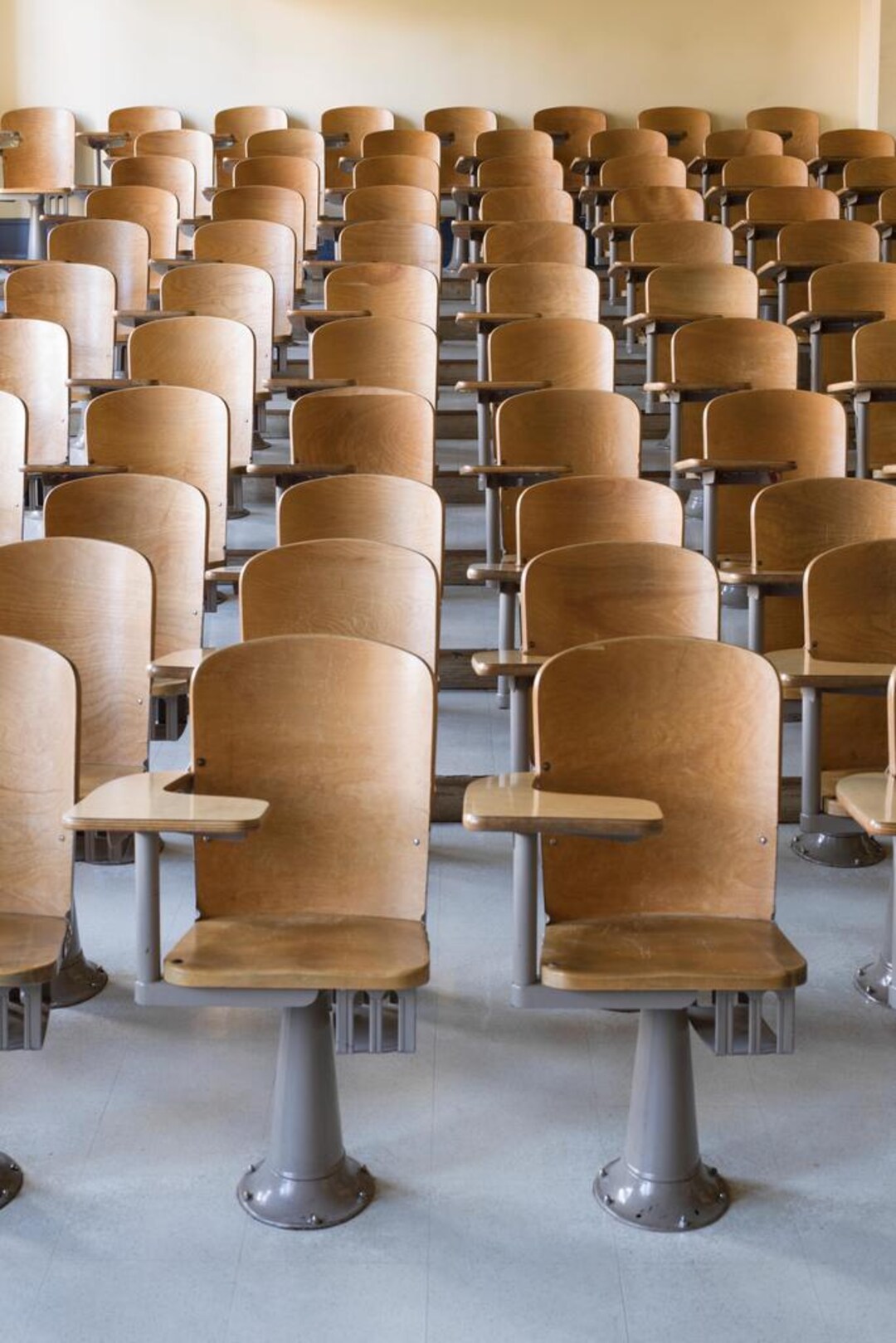 Rows of Desks in Lecture Hall College University Classroom Poster 12x18 ...