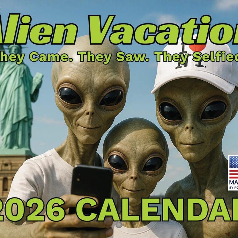 Alien Calendars 2026 - Etsy