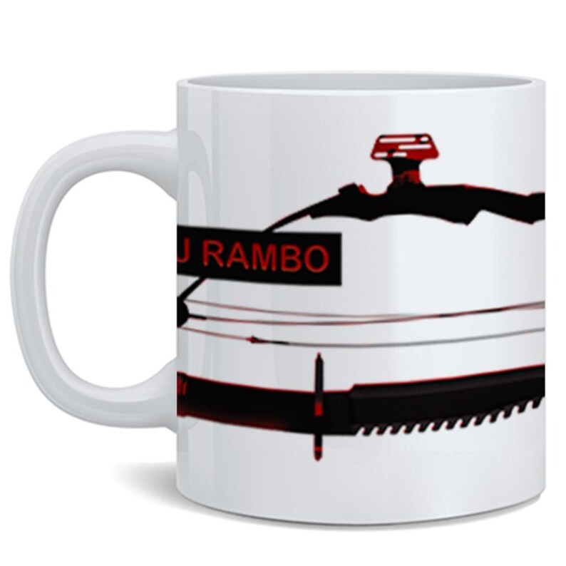 Rambo Weapons Arsenal 80s Movie Sylvester Stallone Mug 12oz - Etsy
