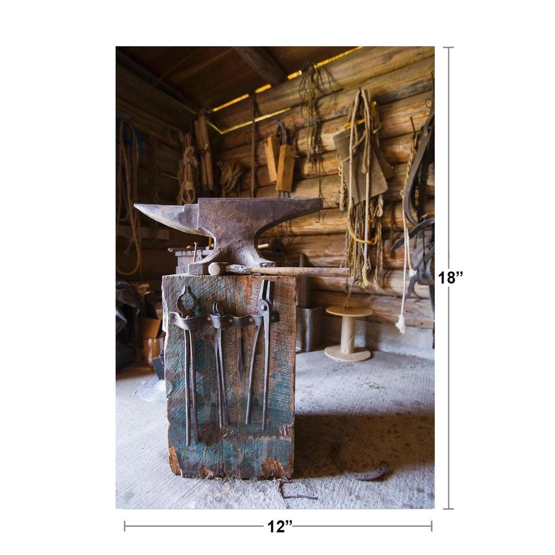 Anvil in Blacksmith Shop in Montana Museum Photo Photograph Cool Wall ...