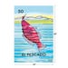 50 El Pescado Fish Loteria Card Mexican Bingo Lottery Poster 12x18 - Etsy