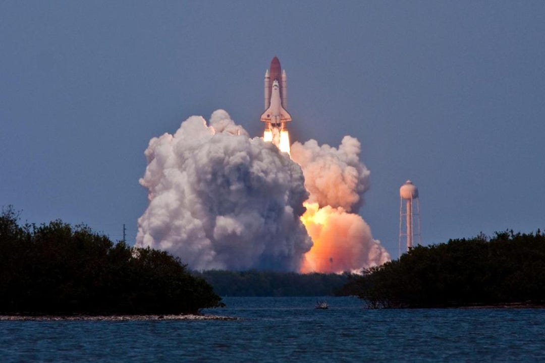 Space Shuttle STS 125 Clears the Tower Launch Photo Photograph Cool ...