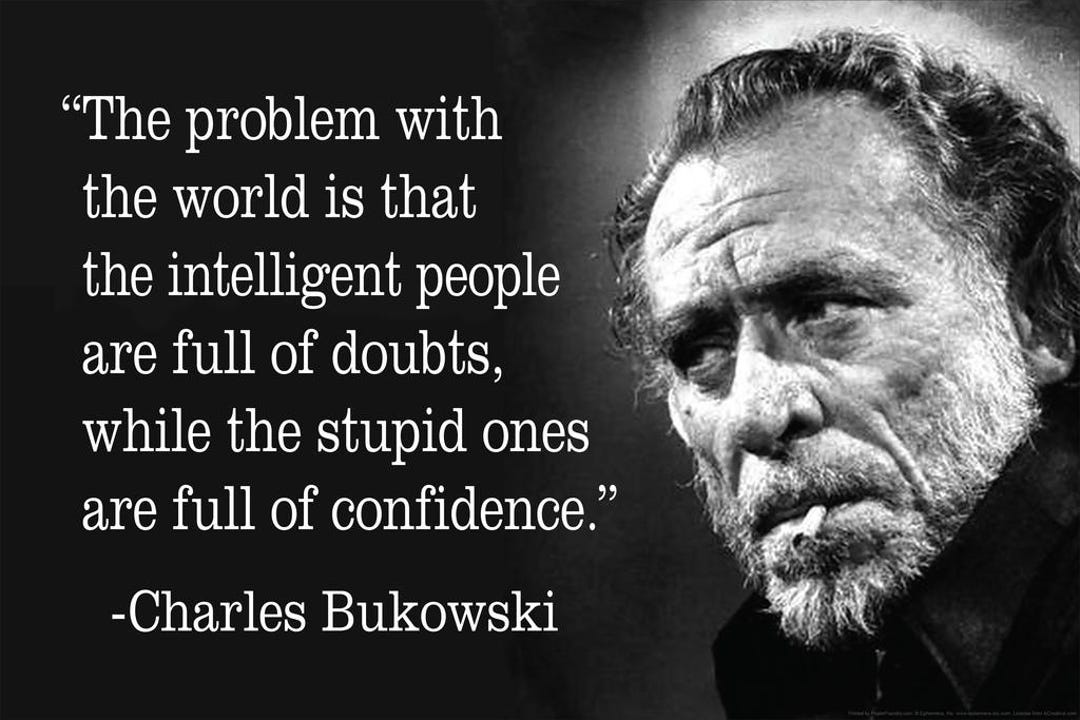 Charles Bukowski Quote Poster, Inspirational Wall Art (12x18) - Etsy