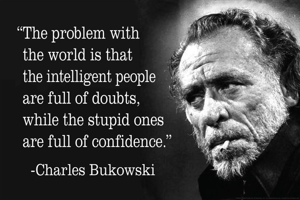 Charles Bukowski Quote Poster, Inspirational Wall Art (12x18) - Etsy