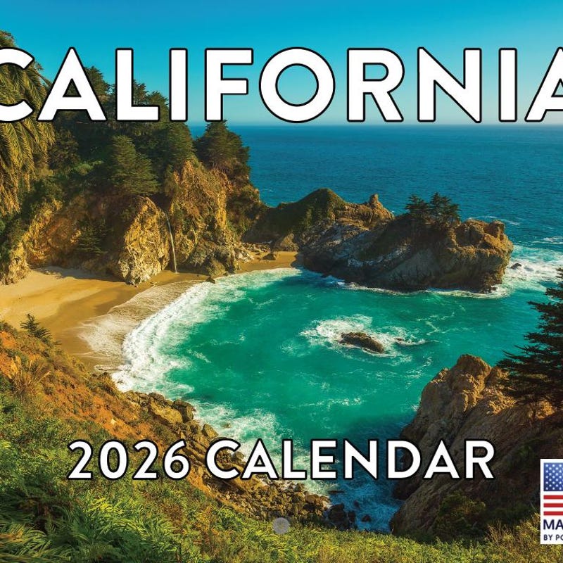 Ocean Wall Calendar 2026 - Etsy