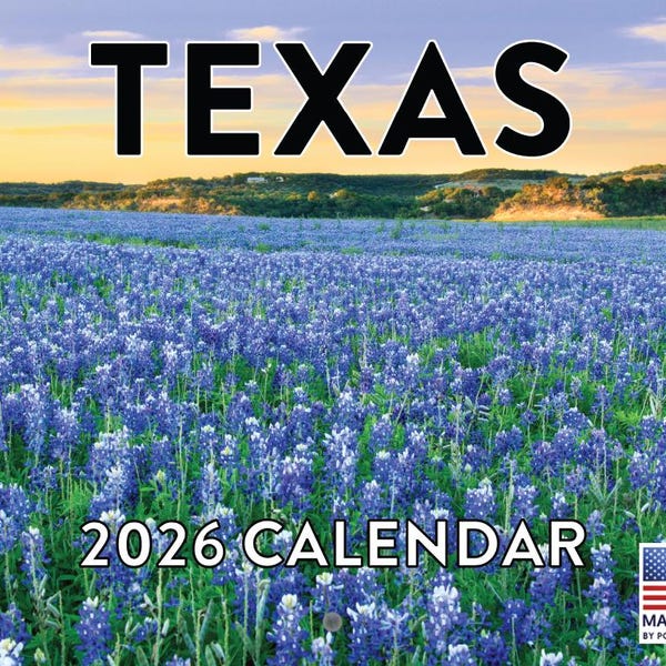2026 Calendar Texas - Etsy