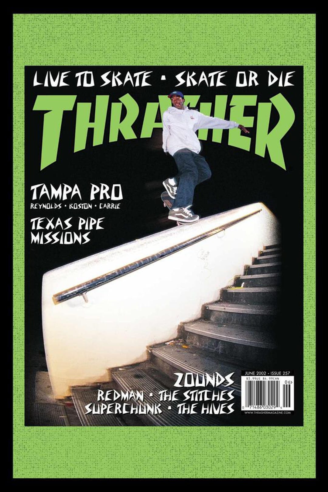 Thrasher Magazine Cover Poster, June 2002 (12x18) - Etsy