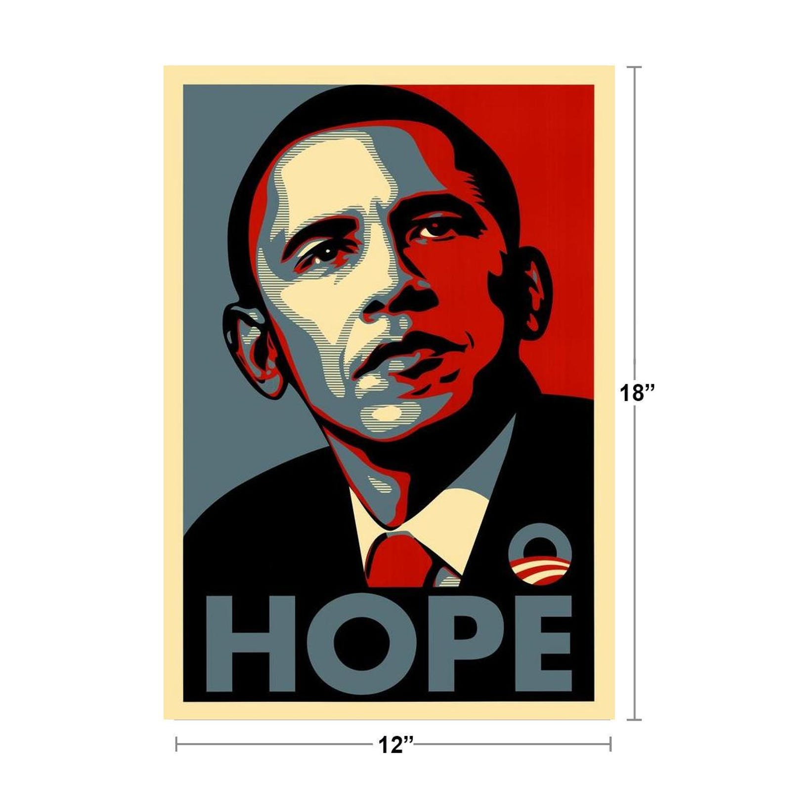 Barack Obama Hope Political Campaign Art Cool Wall Decor Art Print ...